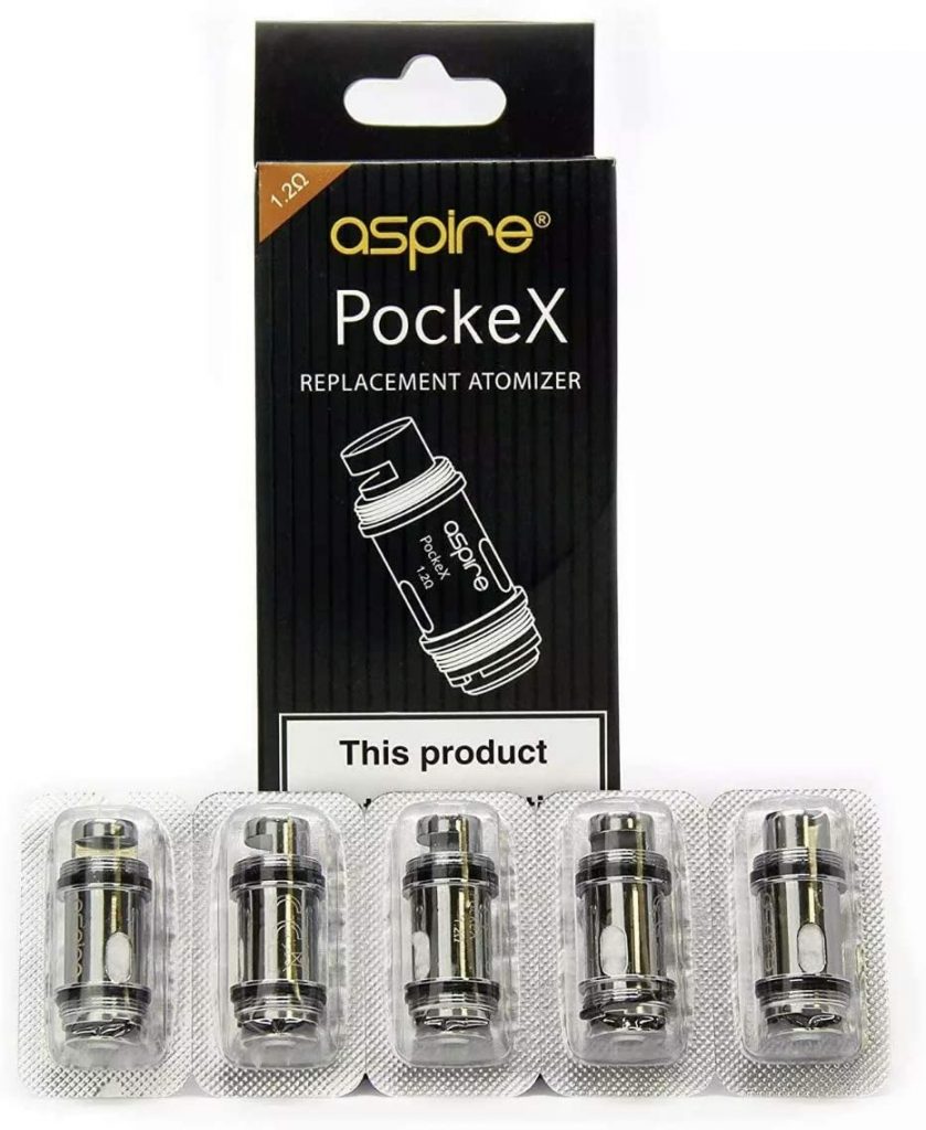 Aspire Pockex Coils – EVPE | Crystal Clear Vape Store